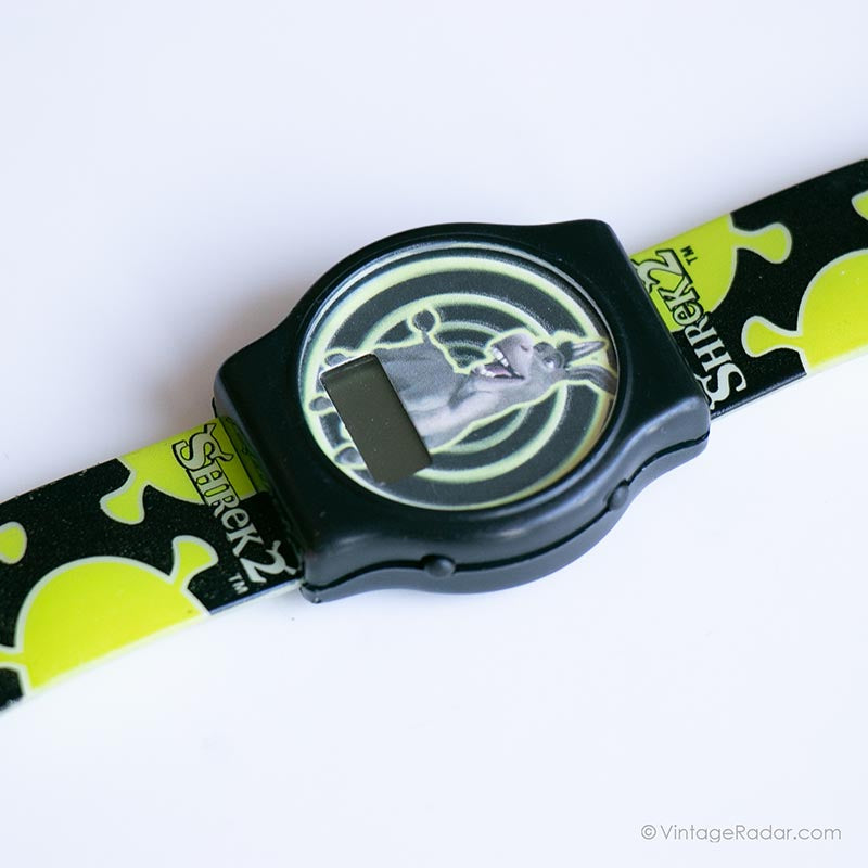 Vintage Shrek Digital Watch | Shrek 2 Donkey Wristwatch – Vintage Radar