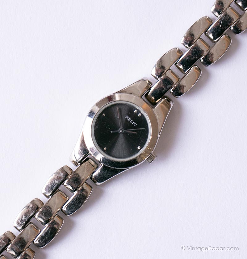 Vintage Black-Dial Relic Watch for Her | Relic by Fossil Ladies Watch ...