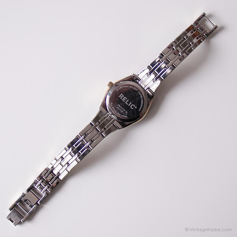 Vintage Relic Luxury Watch for Women | Date Wristwatch with Crystals ...
