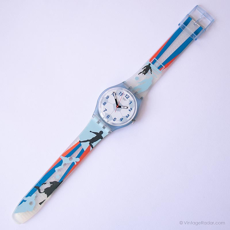 Vintage 2007 Swatch GS133 SOCCER FAN Watch | Football Swatch Gent ...