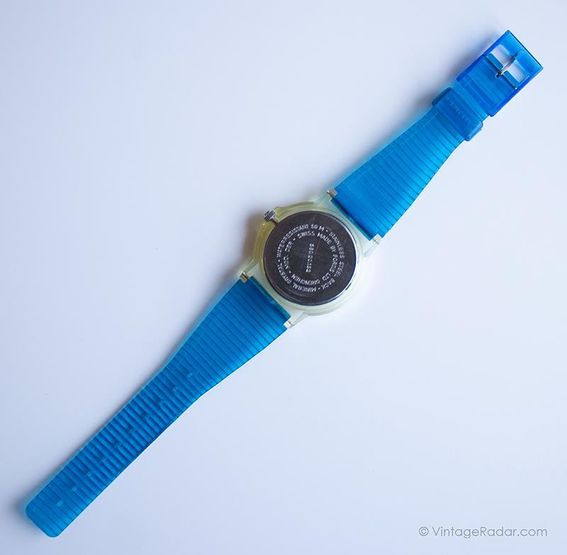 Vintage Blue Conductor Watch | Retro Opera Wristwatch – Vintage Radar