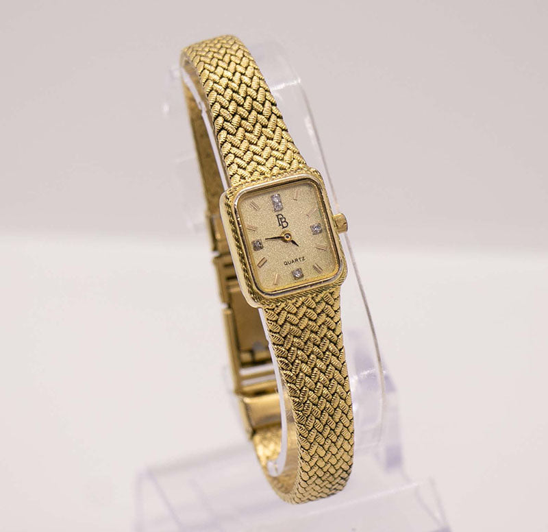 Vintage Luxury PB Quartz Watch | Ladies Diamond Style Wedding Watch ...