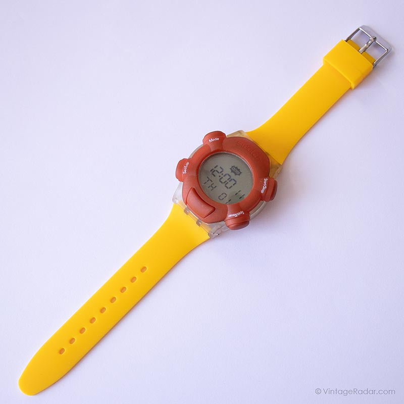 Vintage 1999 Swatch BEAT SQO100 NET. TREKKER Watch | RARE Swatch Beat ...