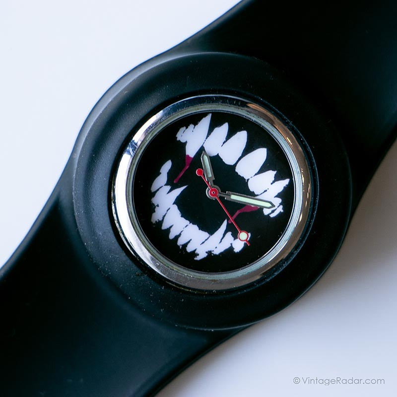 Vintage Spider-Man Watch | Venom Black Wristwatch – Vintage Radar