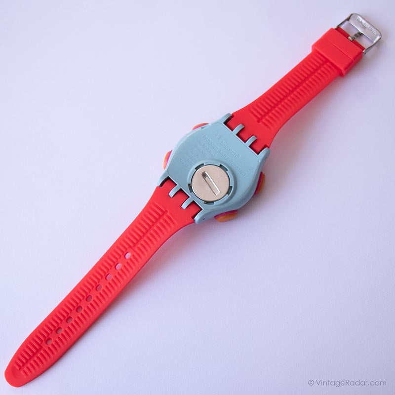 Vintage 1998 Swatch BEAT SQL100S Watch | RARE Pink Swatch BEAT ...