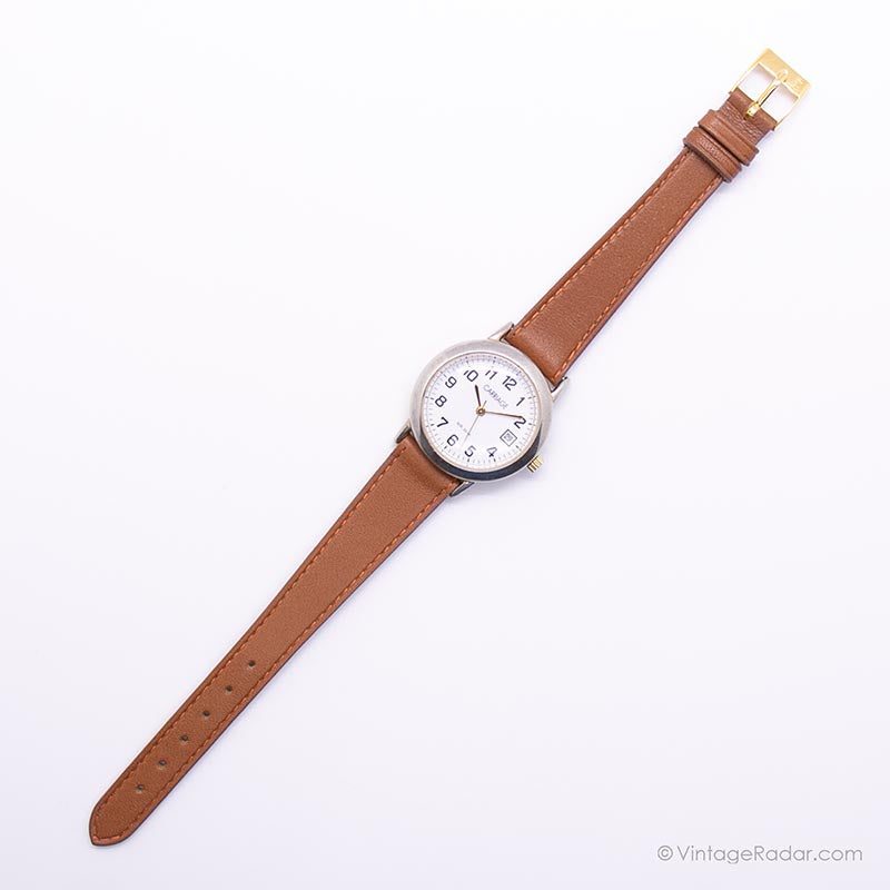 Vintage Silver-tone Carriage by Timex Watch for Women | Timex Quartz ...