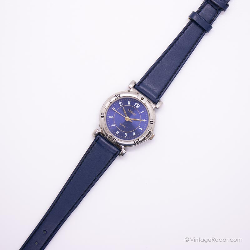 Navy Blue Dial Carriage Watch for Women | Vintage Timex Watches ...