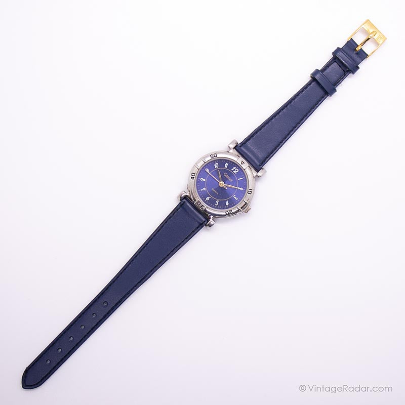 Navy Blue Dial Carriage Watch for Women | Vintage Timex Watches ...