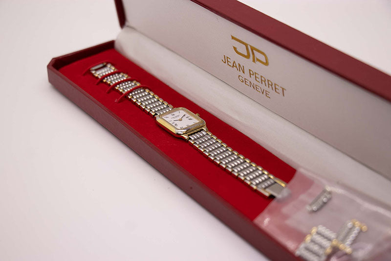 Vintage Swiss Jean Perret JPG Watch | Rare Two Tone Swiss Made Watch ...