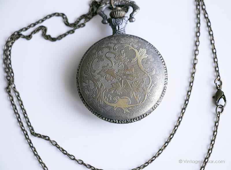 Vintage Skeleton Pocket Watch | Gold-tone Vest Watch – Vintage Radar