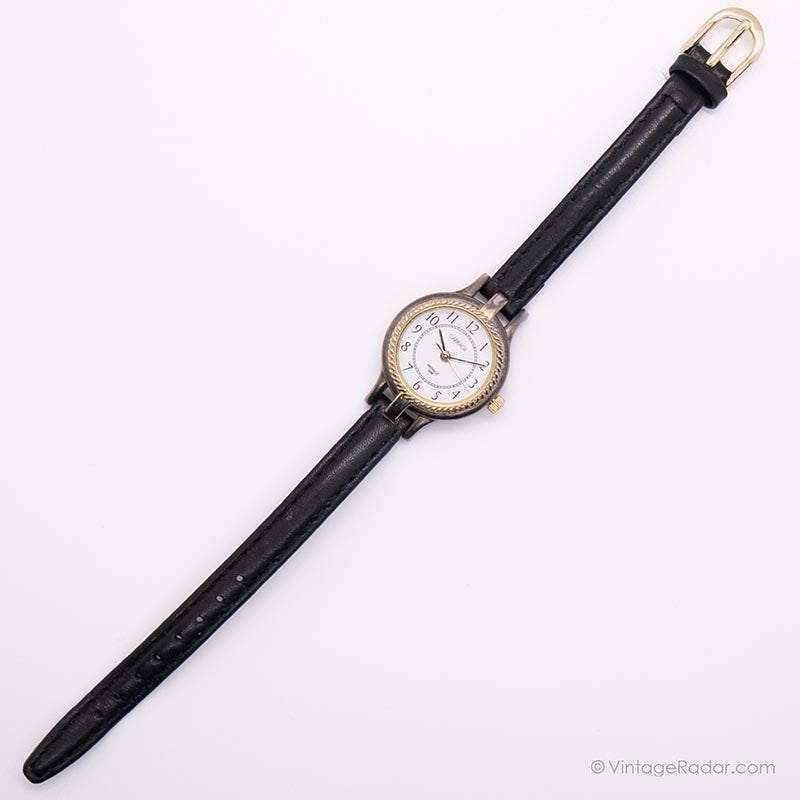 Two-Tone Vintage Carriage Watch for Ladies | Retro Timex Watch ...