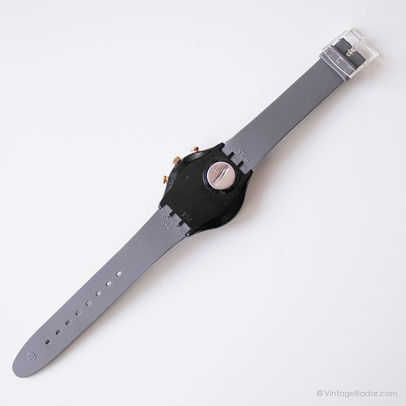 1991 Swatch SCB109 COLOSSAL Watch | Vintage Elegant Swatch Chrono ...