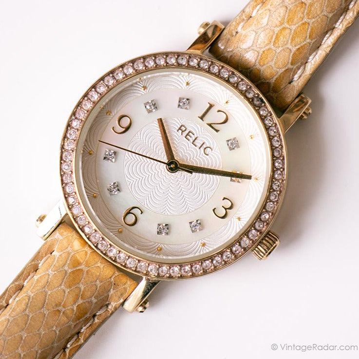 Vintage Relic Occasion Watch with Gemstones | Luxury Ladies Watch ...