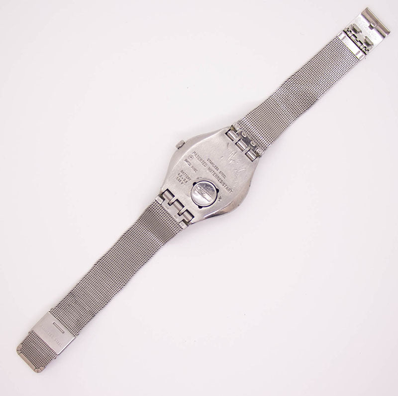 Swatch Irony SOMMELIER YGS707 Watch | 90s Swatch Irony Day Date Watch – Vintage Radar