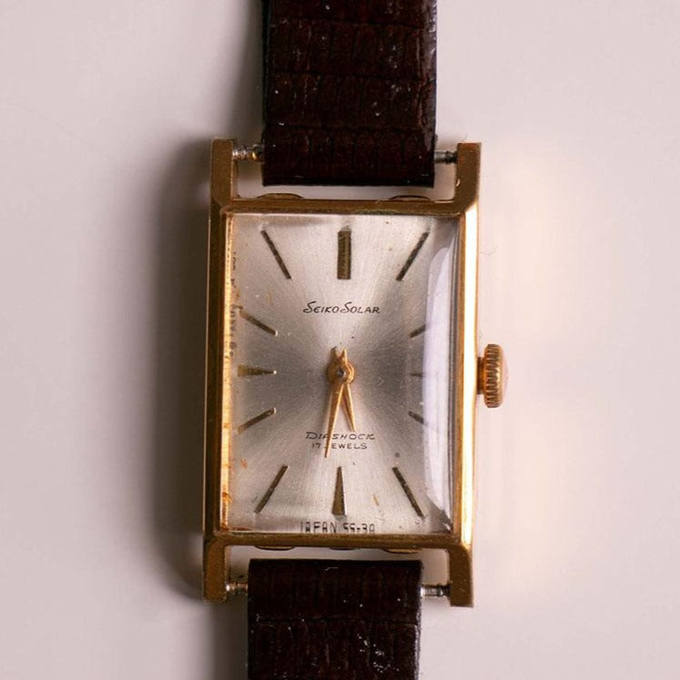 Ultra Rare Seiko Solar 17 Jewels Gold Mechanical Watch Collection ...