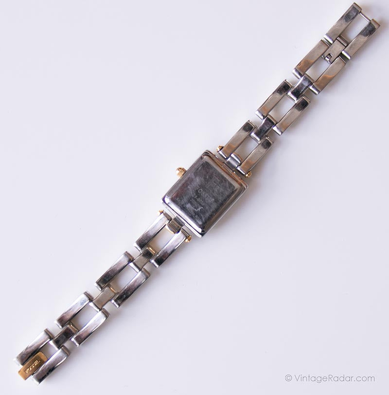 Vintage Rectangular Fossil F2 Solid Stainless Steel Watch for Women ...