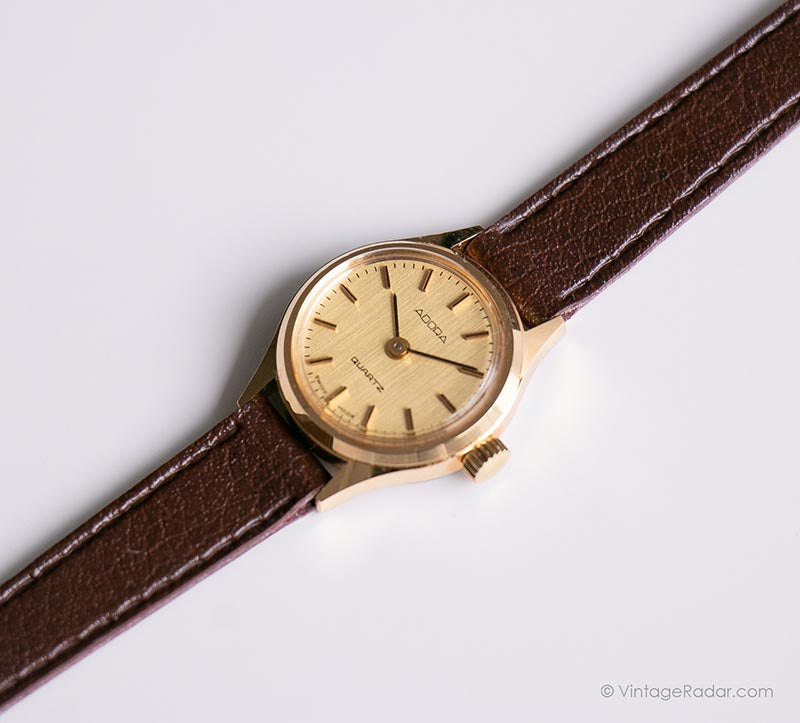 Vintage Gold-tone Adora Watch | Luxurious Wristwatch for Her – Vintage ...