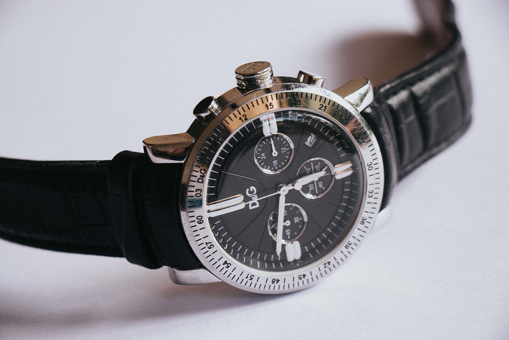 Dolce and Gabbana Chronograph Quartz | 44mm Black D&G Men's Watch ...