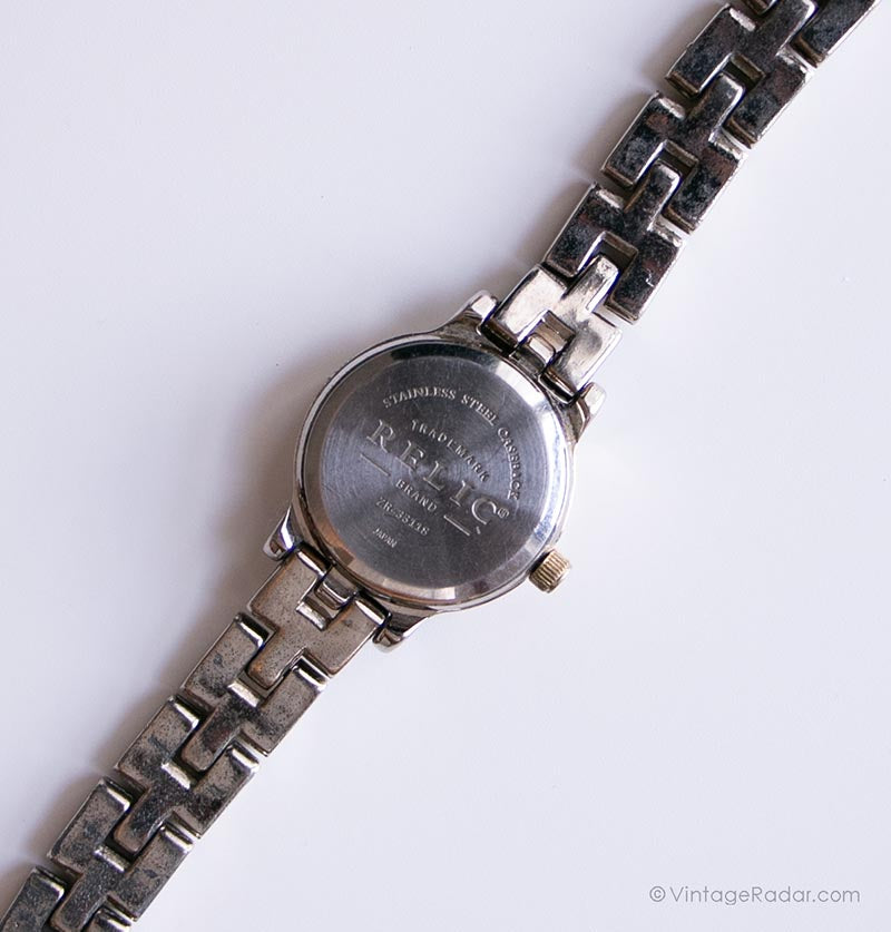 Vintage Blue-Dial Relic Watch for Women | Relic by Fossil Quartz Watch ...