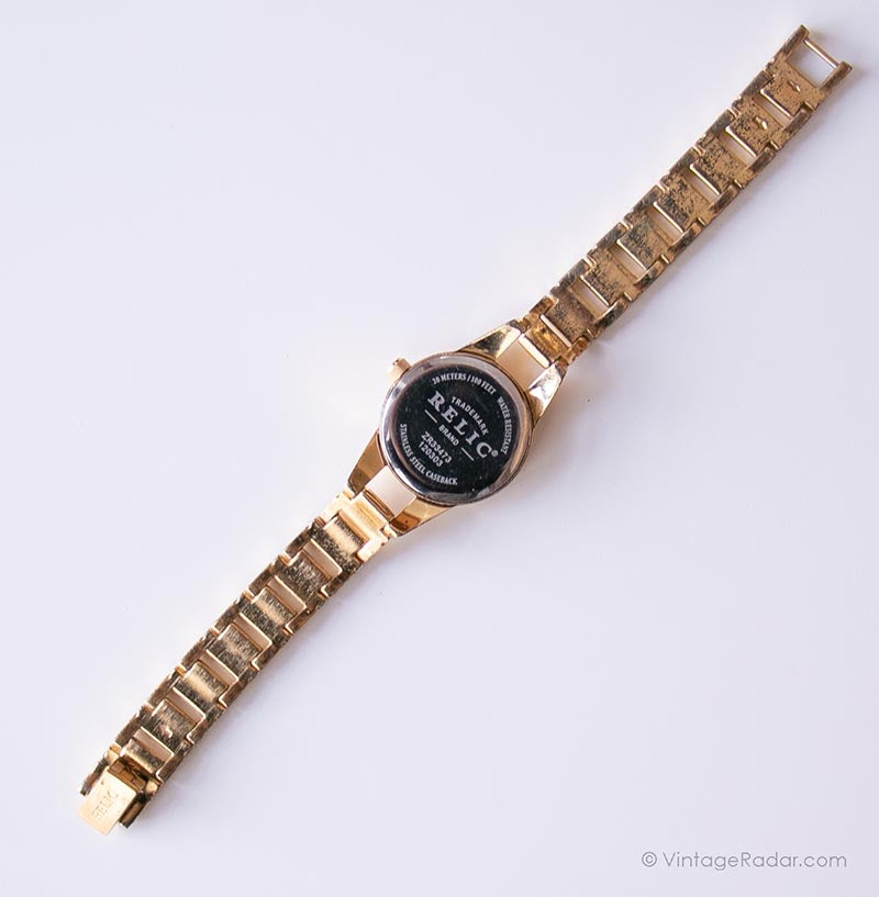 Tiny Vintage Gold-tone Relic Quartz Watch | Relic Watches for Women ...