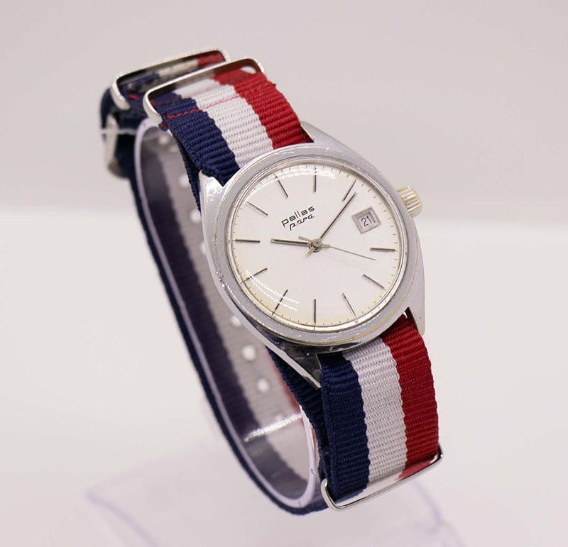 Vintage German Pallas Para Date-Window Watch | 1970s German Watches ...