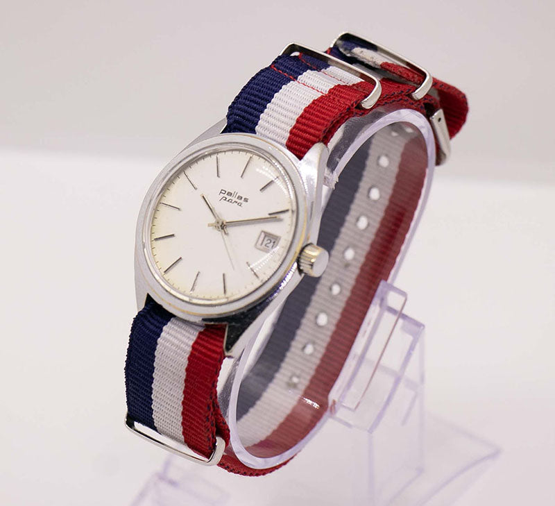 Vintage German Pallas Para Date-Window Watch | 1970s German Watches ...