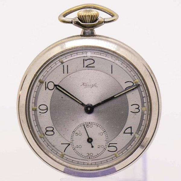 1960s Vintage Kienzle German Pocket Watch | Military Railroad Watch ...
