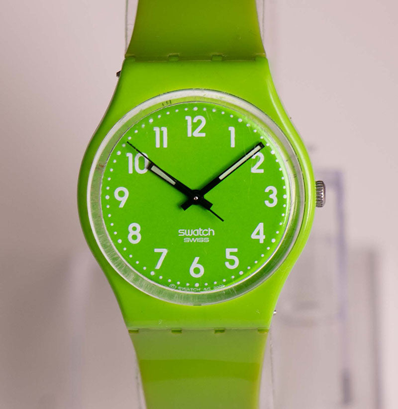 Vintage LEMONGRASS GG204 Swatch Watch | 2009 Swatch Originals Gent ...