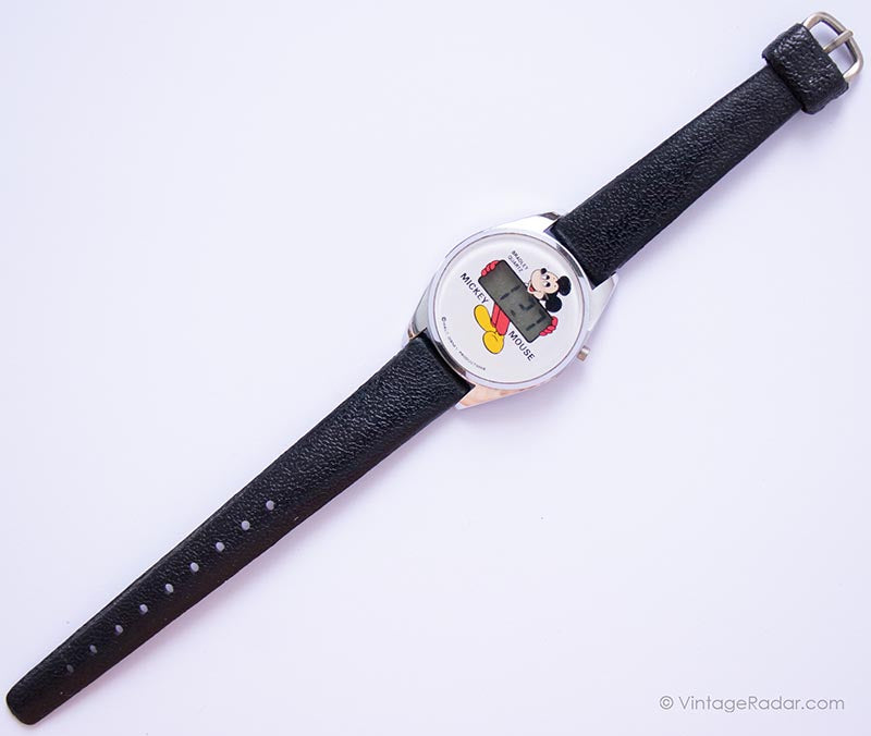 1980s Bradley Digital Mickey Mouse Watch | Walt Disney Productions ...