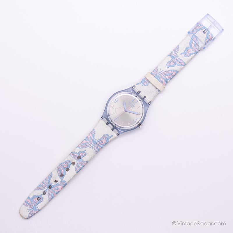 2005 Swatch GN219 GARDEN PARTY Watch | Butterfly Swatch Gent – Vintage ...