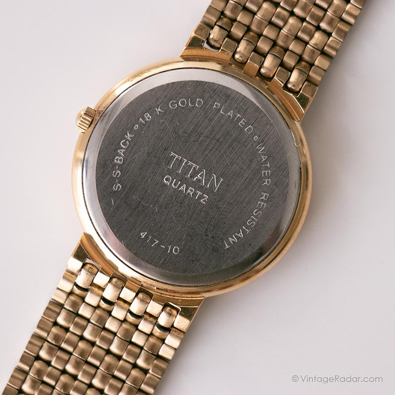 Vintage 18K Gold Plated TITAN Watch | Best Vintage Watches for Her ...