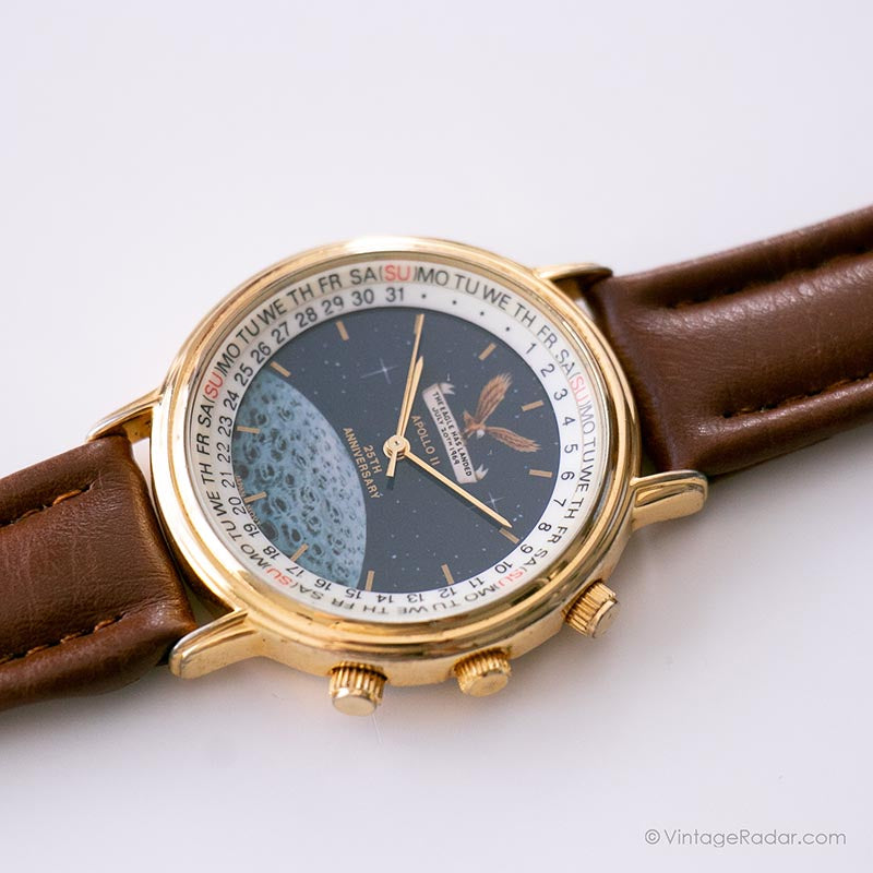 Vintage Moon Landing Watch | Apollo 11 25th Anniversary Watch – Vintage ...