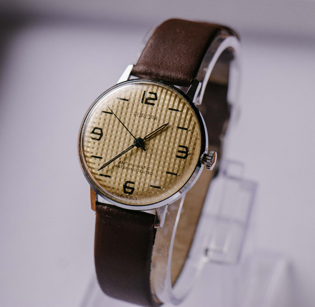 Ruhla EUROPA German Mechanical Watch | 1950s Luxury Mechanical Watch ...