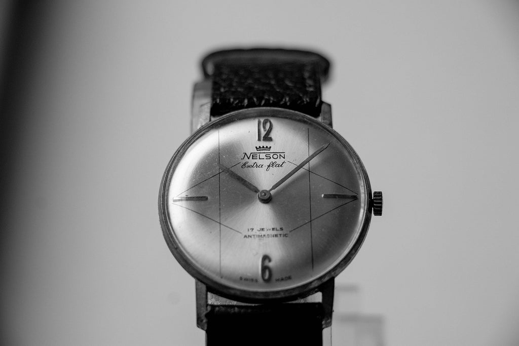 Nelson Extra Flat 17 Jewels Mechanical Watch | Vintage Swiss Watch ...