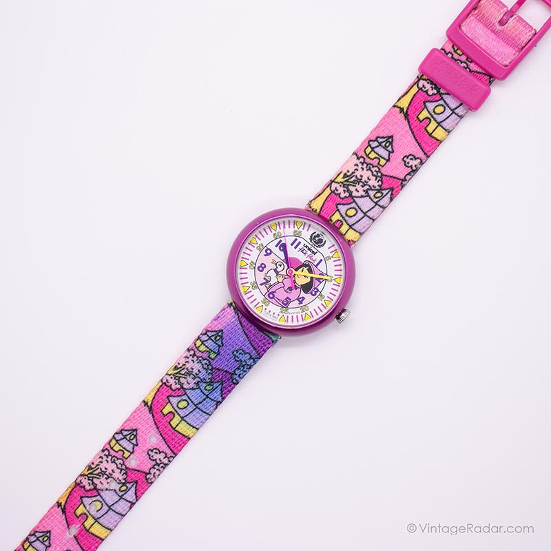 Pink Unicef Flik Flak Watch by Swatch | Children's Wristwatch – Vintage ...