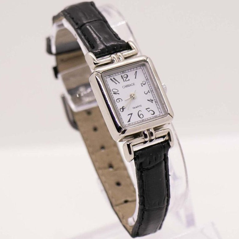 Square-dial Carriage by Timex Watch | Luxury Silver-tone Ladies' Watch ...