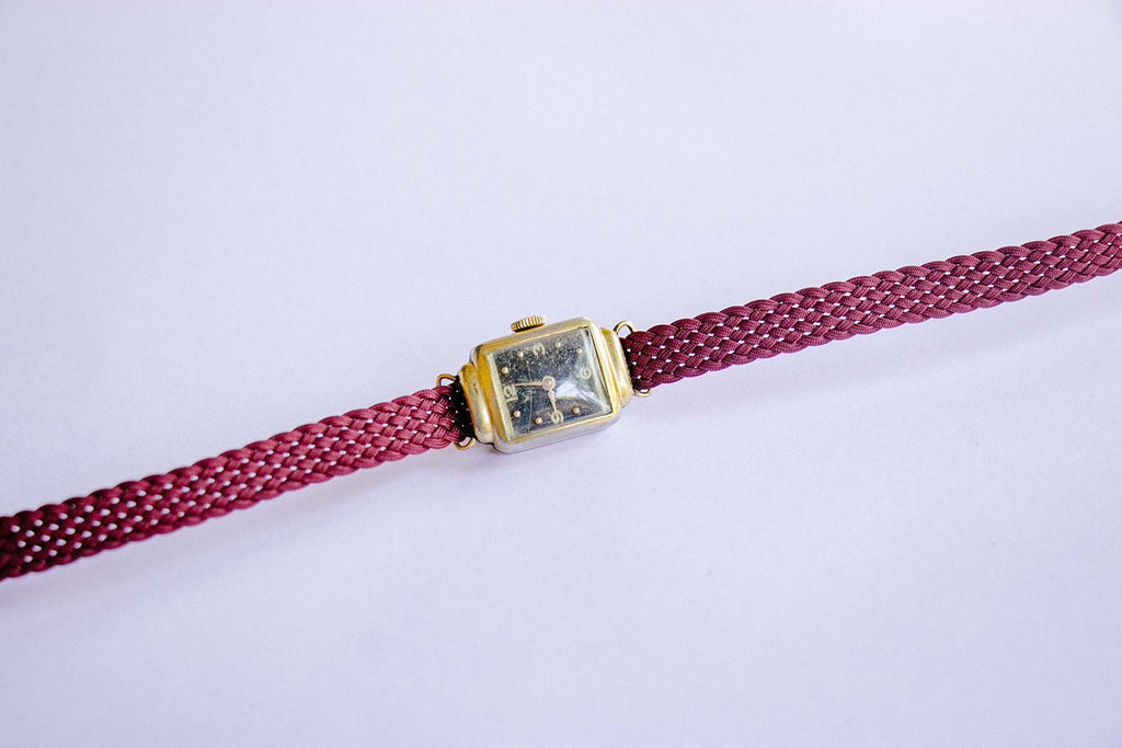 Verity Gold-tone Vintage Watch for Women | Tiny Elegant Wristwatch ...