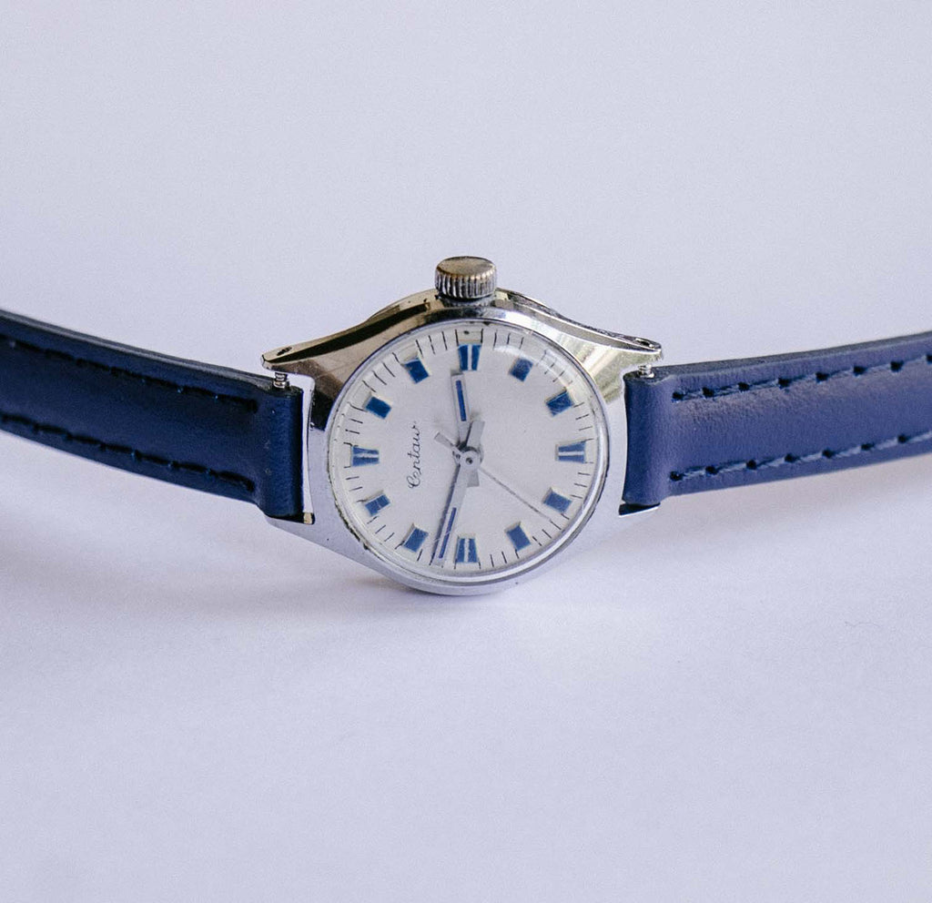 Vintage Centaur Silver-tone Watch | Ladies Mechanical Dress Watch ...