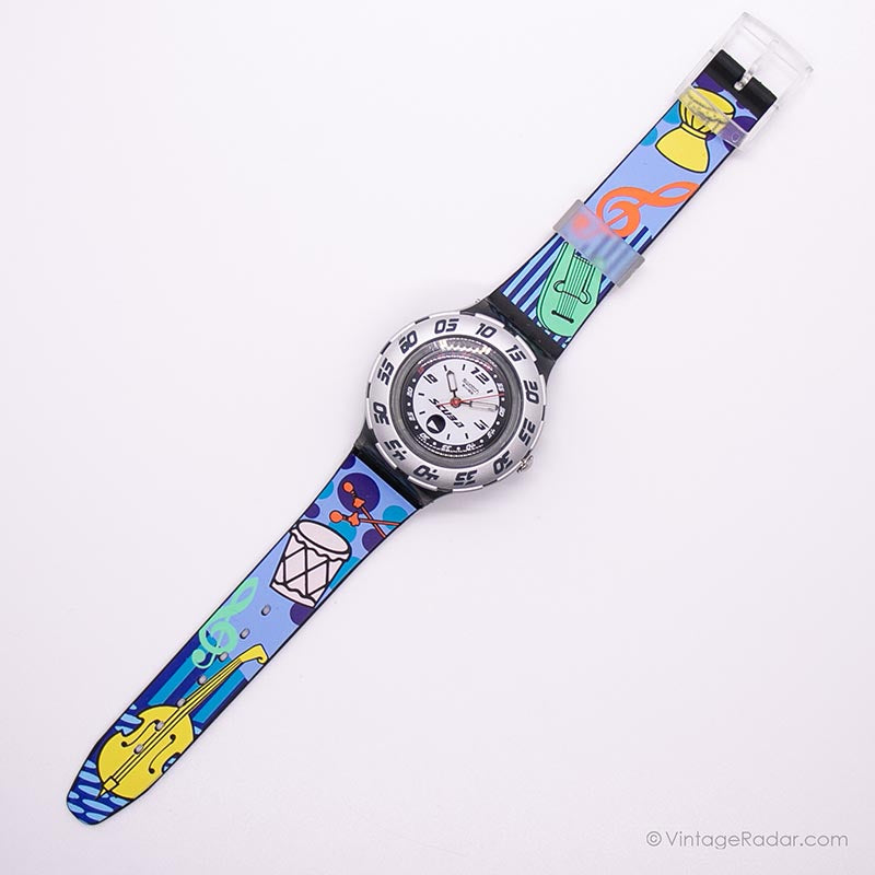 2002 Swatch SHK103 THERMAL ZONE Watch | Black and White Swatch Access ...