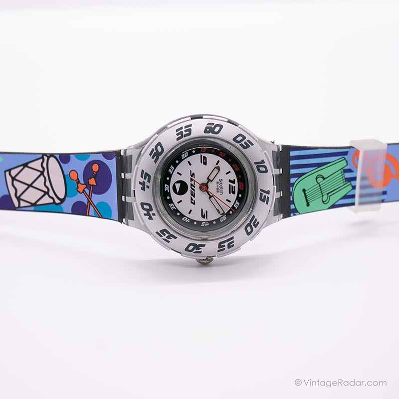 2002 Swatch SHK103 THERMAL ZONE Watch | Black and White Swatch Access ...
