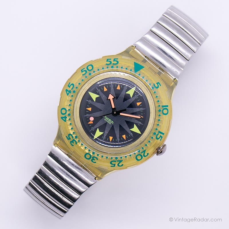 1993 Swatch SDK108 SDK109 MINT DROPS Watch | Star Dial Swatch – Vintage ...