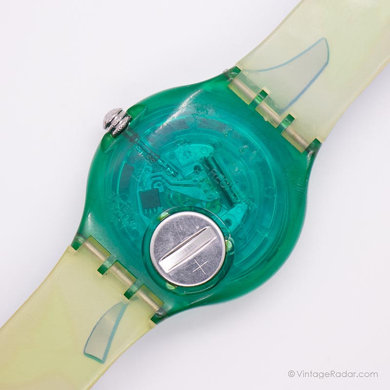 Vintage 1994 Swatch SDG105 SHIP OF GLORY Watch | Green Swatch Scuba ...