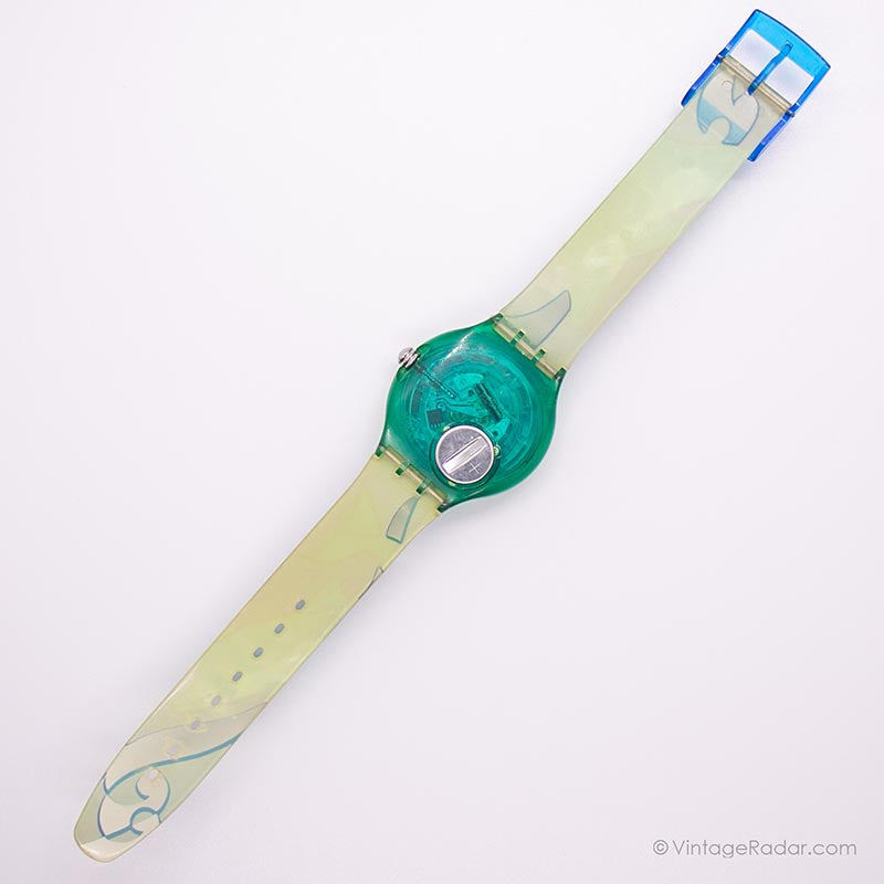 Vintage 1994 Swatch SDG105 SHIP OF GLORY Watch | Green Swatch Scuba ...