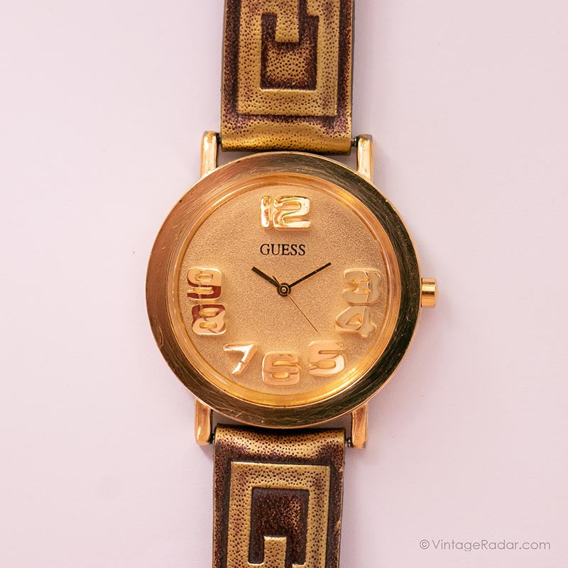 Vintage Gold-tone GUESS Watch | Affordable Luxury Watches – Vintage Radar