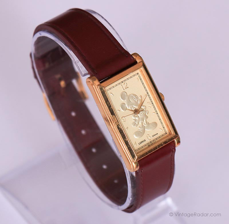 Lorus V821 3140 R4 Mickey Mouse Tank Watch 1990s – Vintage Radar