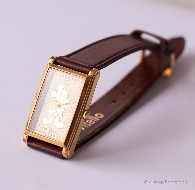 Lorus V821 3140 R4 Mickey Mouse Tank Watch 1990s – Vintage Radar