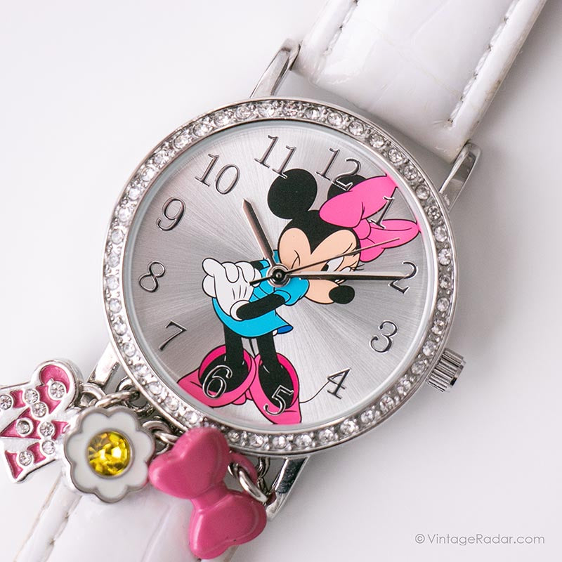 Vintage Minnie Mouse Watch with Charms | Best Disney Watches for Her ...