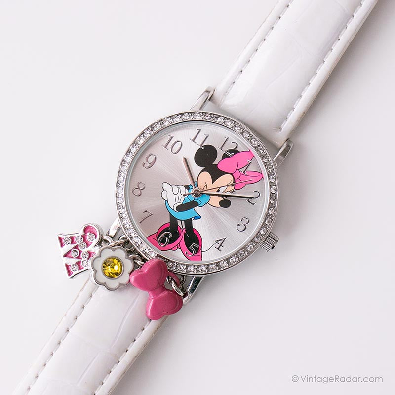 Vintage Minnie Mouse Watch with Charms | Best Disney Watches for Her ...
