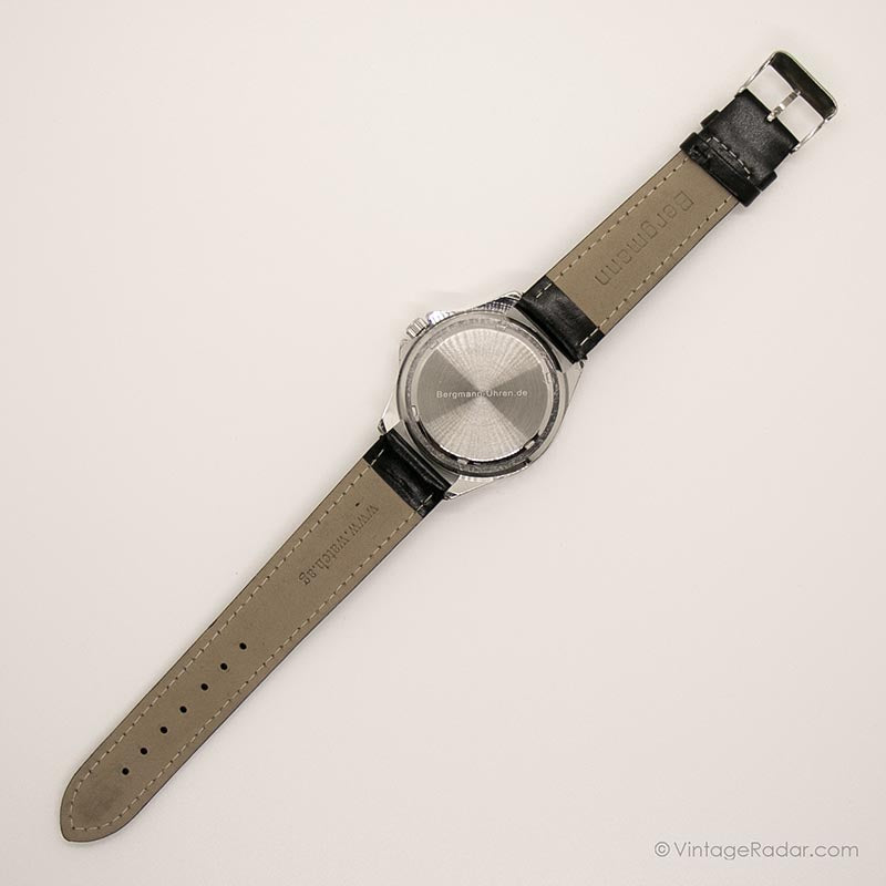 Silver-tone Bergmann Wristwatch | Vintage German Watches – Vintage Radar