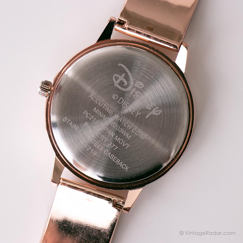 Vintage Rose Gold Disney Watch for Her | Disney Luxury Watch – Vintage ...